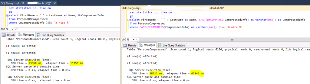 SQL 2016 COMPRESS and DECOMPRESS Functions - SQLRx SQL 2016 COMPRESS and DECOMPRESS Functions - SQLRx