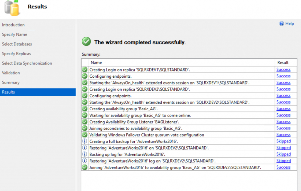 AlwaysOn – Create a Basic Availability Group - SQLRx